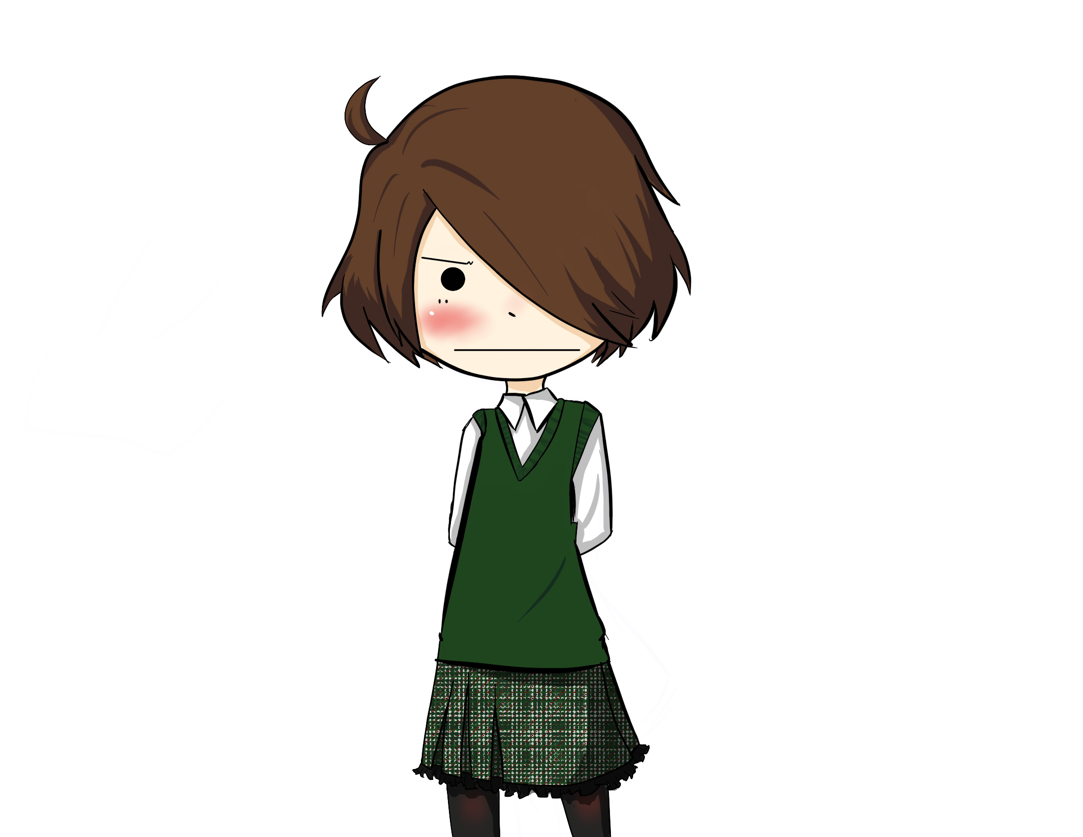 Visual novel Character 1 by Thisis4myschoolwork on DeviantArt