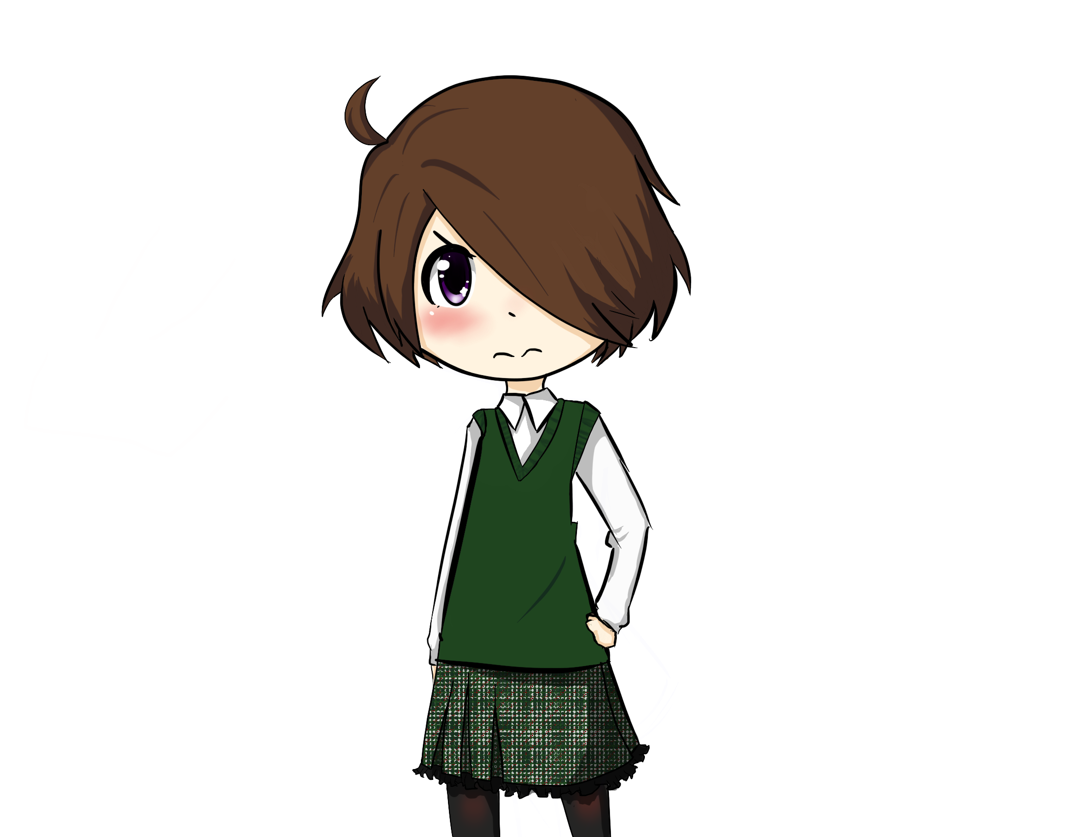 Visual Novel Character 16 by Thisis4myschoolwork on DeviantArt