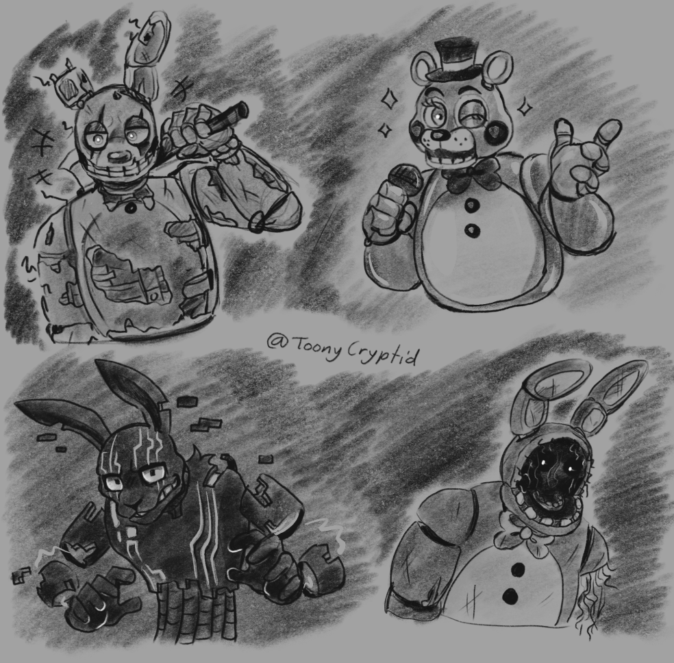 My Fnaf favorites. by ToonyCryptid on DeviantArt