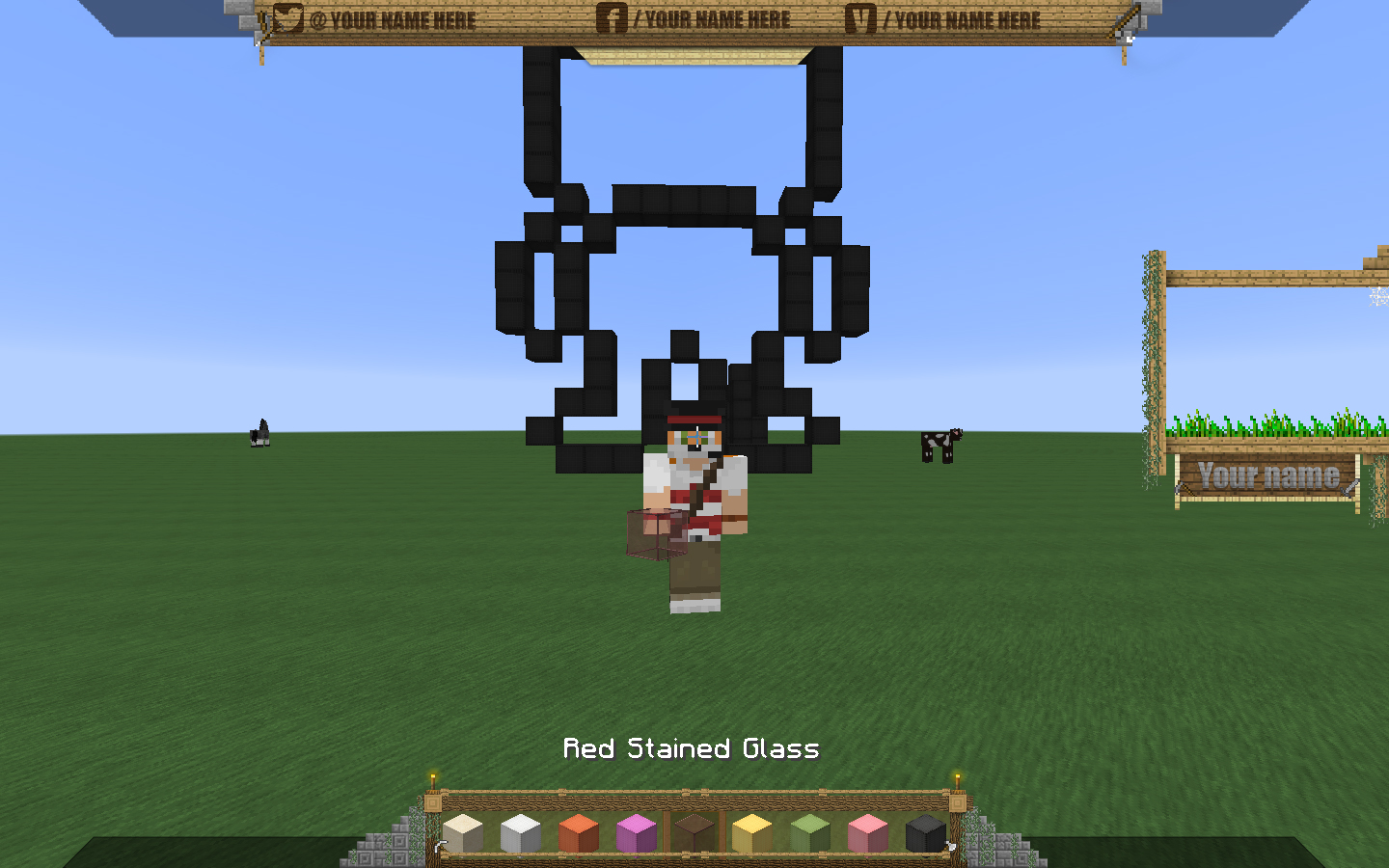 Minecraft Overlay (DLC included PSD and Parts) by Desinika on DeviantArt