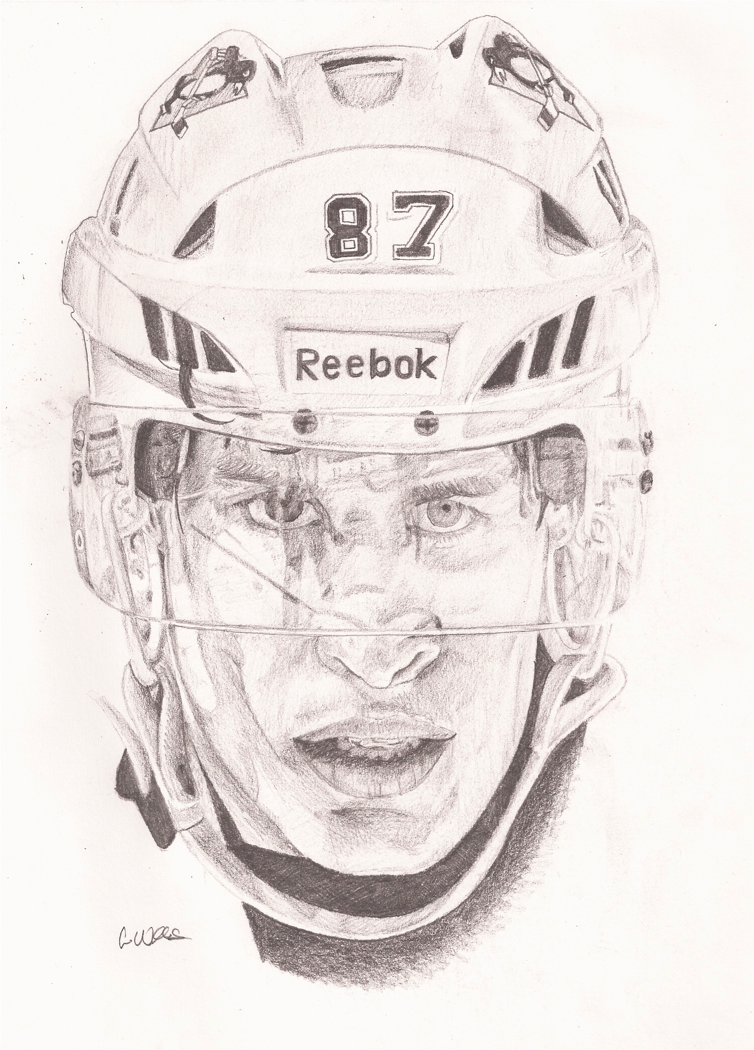 How To Draw Sidney Crosby - Soupcrazy1