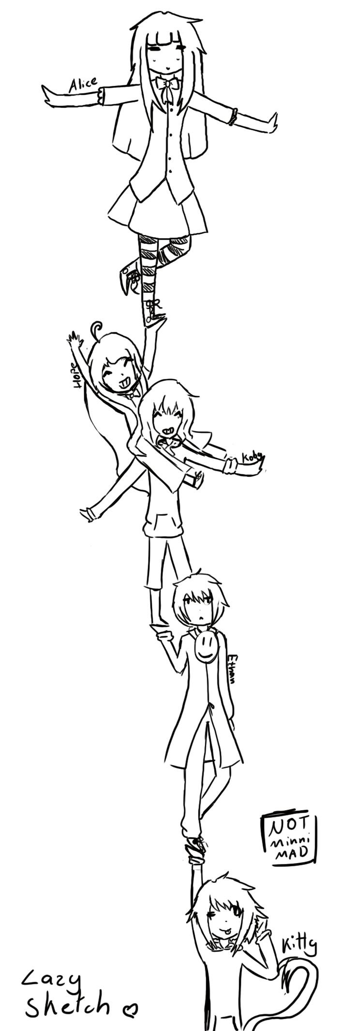 TEAM WORK -shitty sketch- by NOTMinniMad on DeviantArt