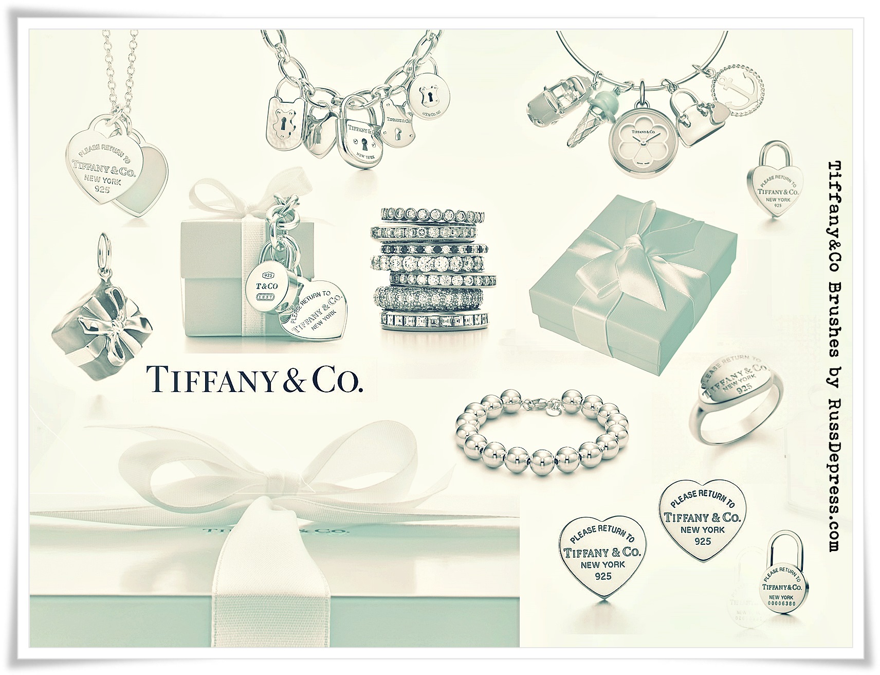 Tiffany and Co Hi-Res Photoshop Brushes by iCatchUrDream on DeviantArt