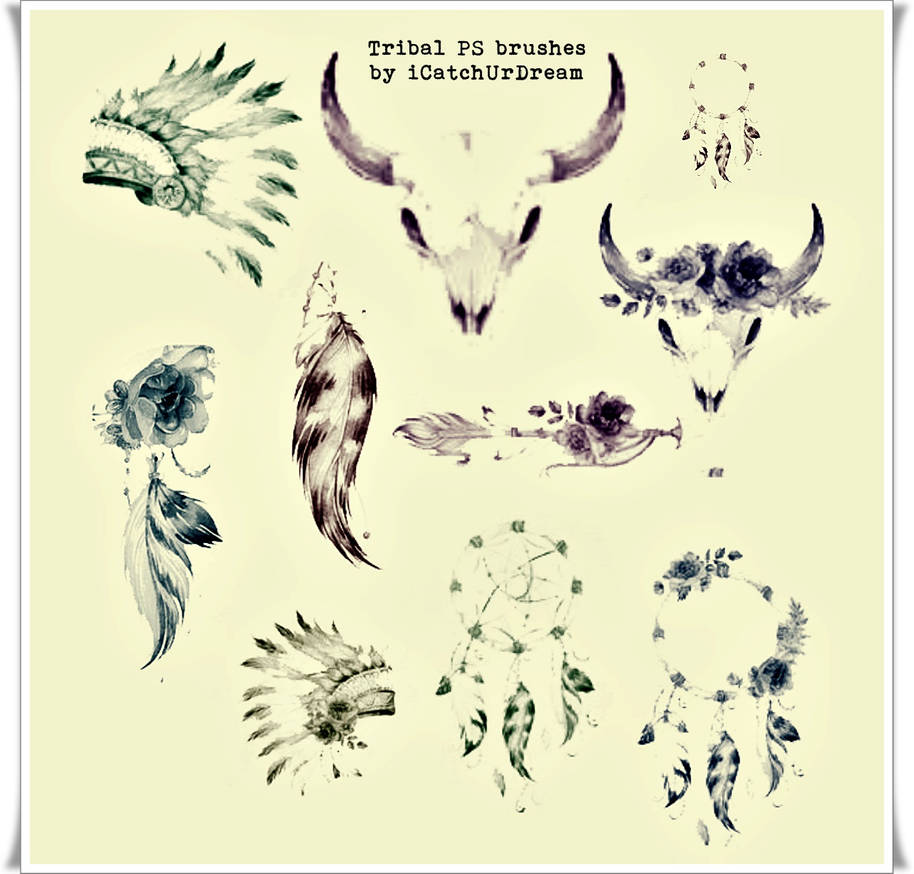 Tribal PS brushes by iCatchUrDream on DeviantArt