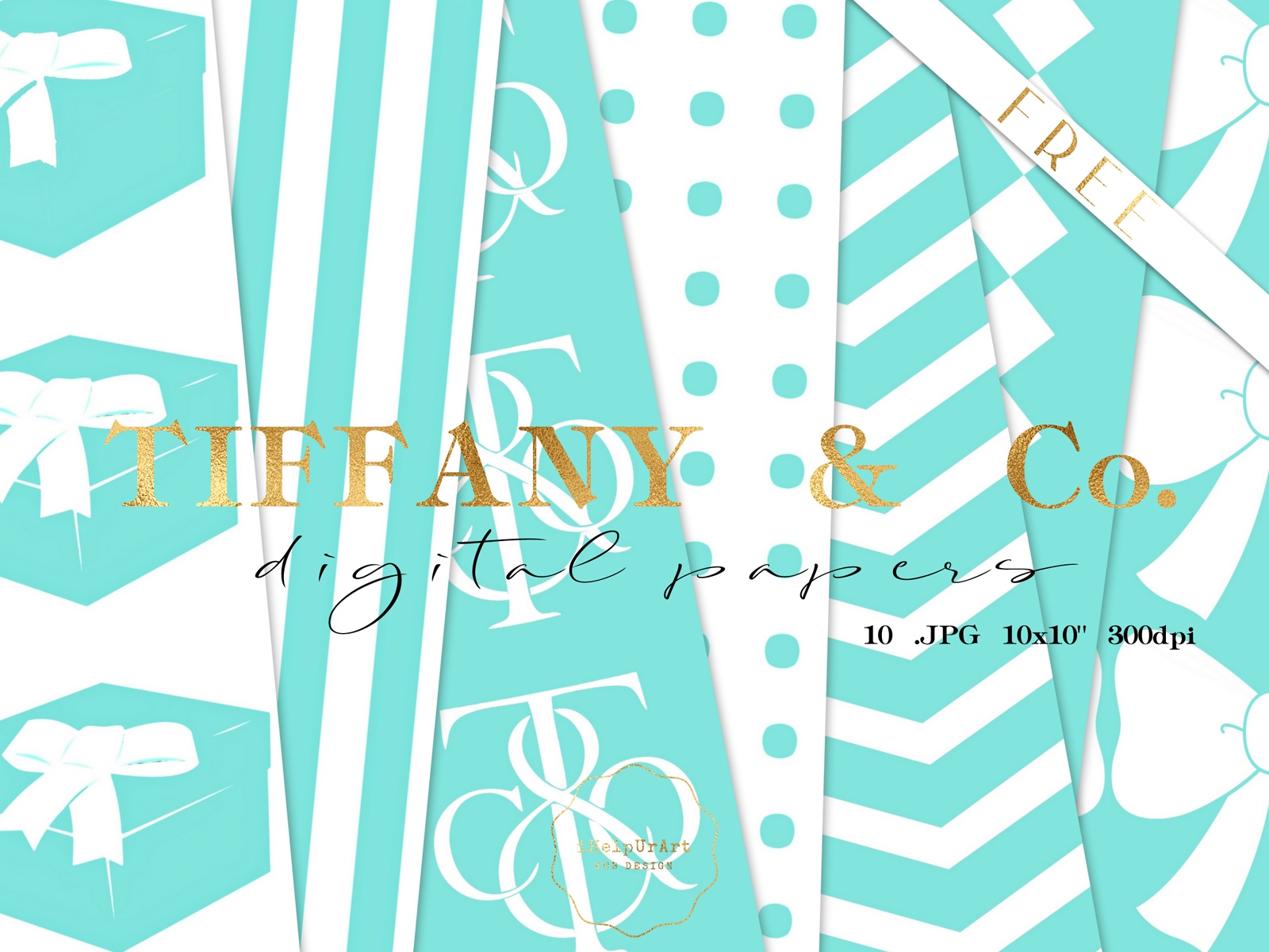 FREE - Tiffany inspired papers pack by iCatchUrDream on DeviantArt