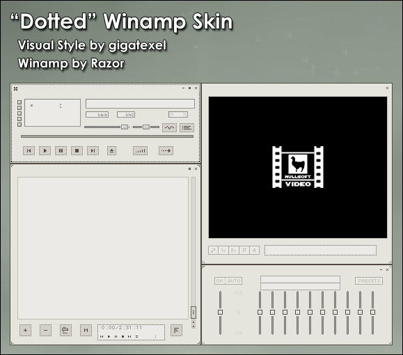 'Dotted' Winamp Skin by razor16 on DeviantArt