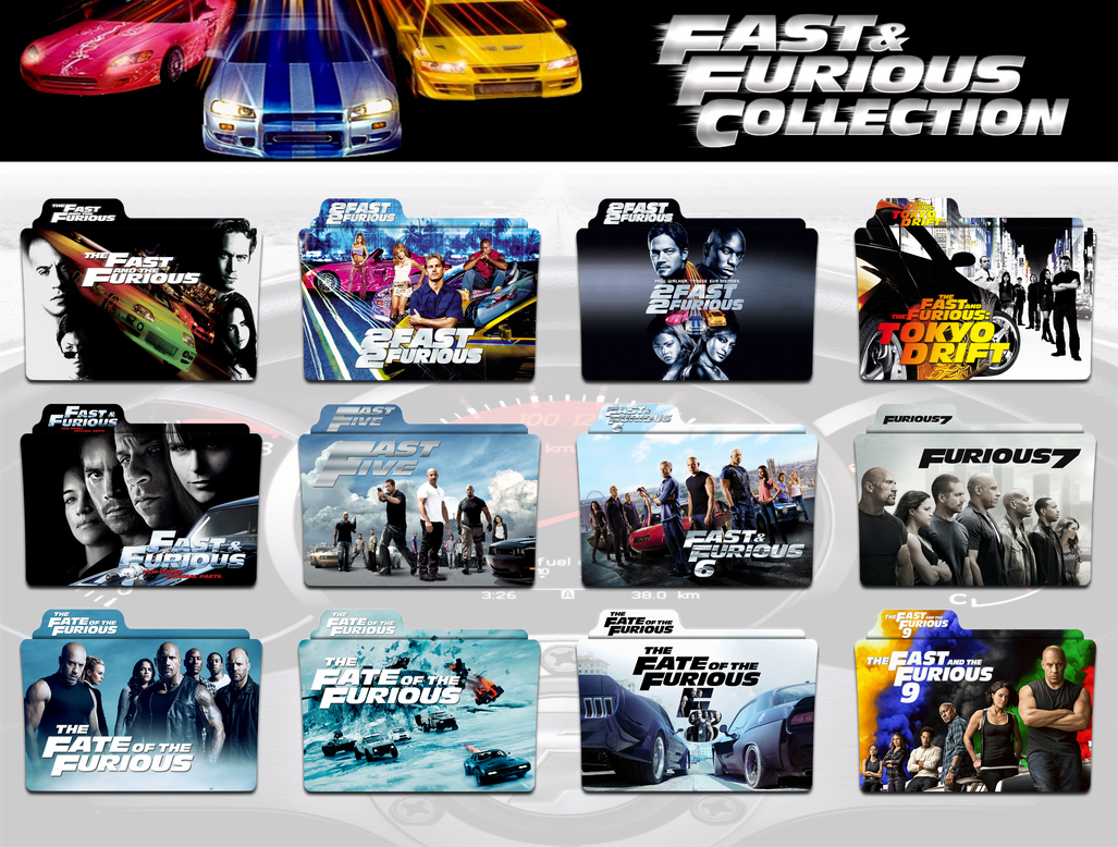 The Fast and the Furious Collections by Keshboy on DeviantArt