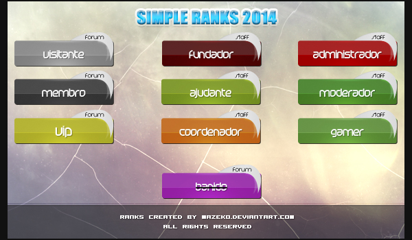 Simple Ranks 2014 by mazeko on DeviantArt