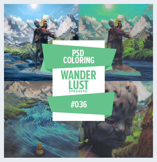 PSD #036 - Wanderlust by xPEGASVS on DeviantArt