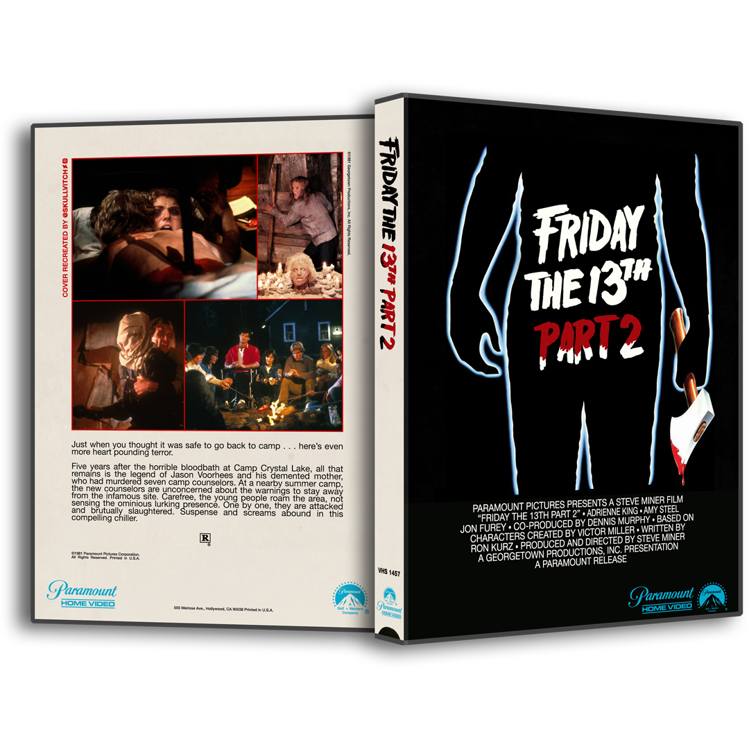 Friday the 13th: Part 2 [1981 - Retro DVD] by skullvitch on DeviantArt