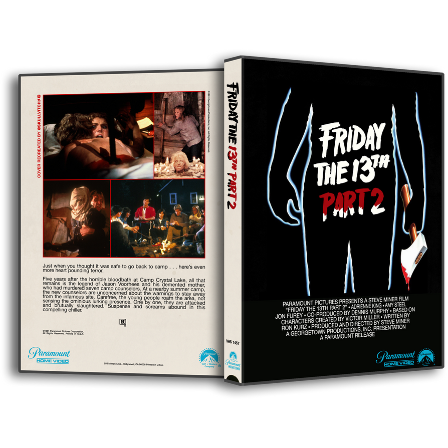 Friday the 13th: Part 2 [1981 - Retro DVD] by skullvitch on DeviantArt