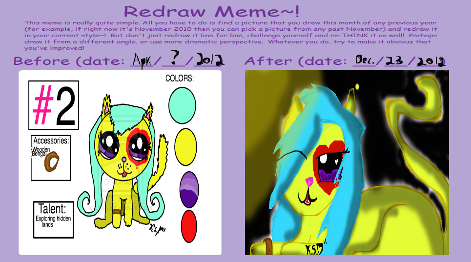 Redraw Meme by LPSlover3530 on DeviantArt