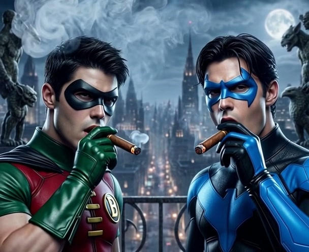Superhero Cigar - Robin Nightwing 08c Video by Paxitalis on DeviantArt