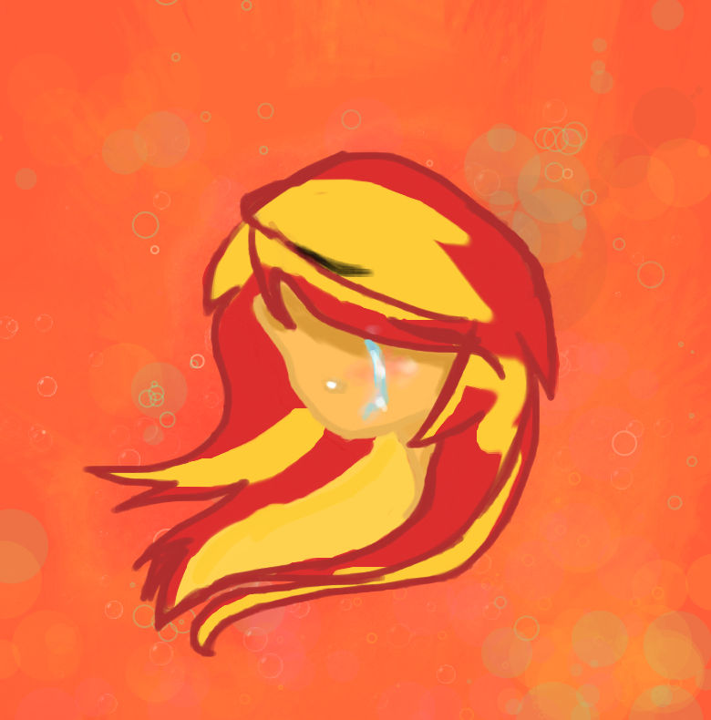 Sunset Shimmer- When I cry by AfternoonDreams0 on DeviantArt