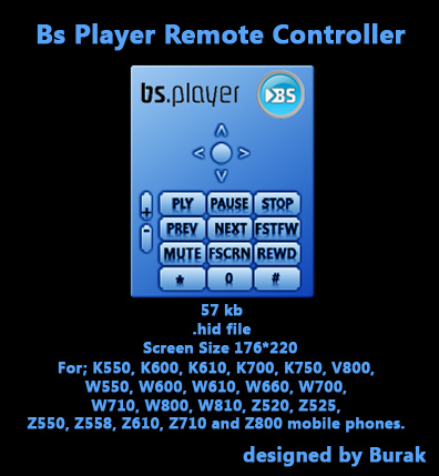 BSPlayer Remote Controller by burmaci2000 on DeviantArt