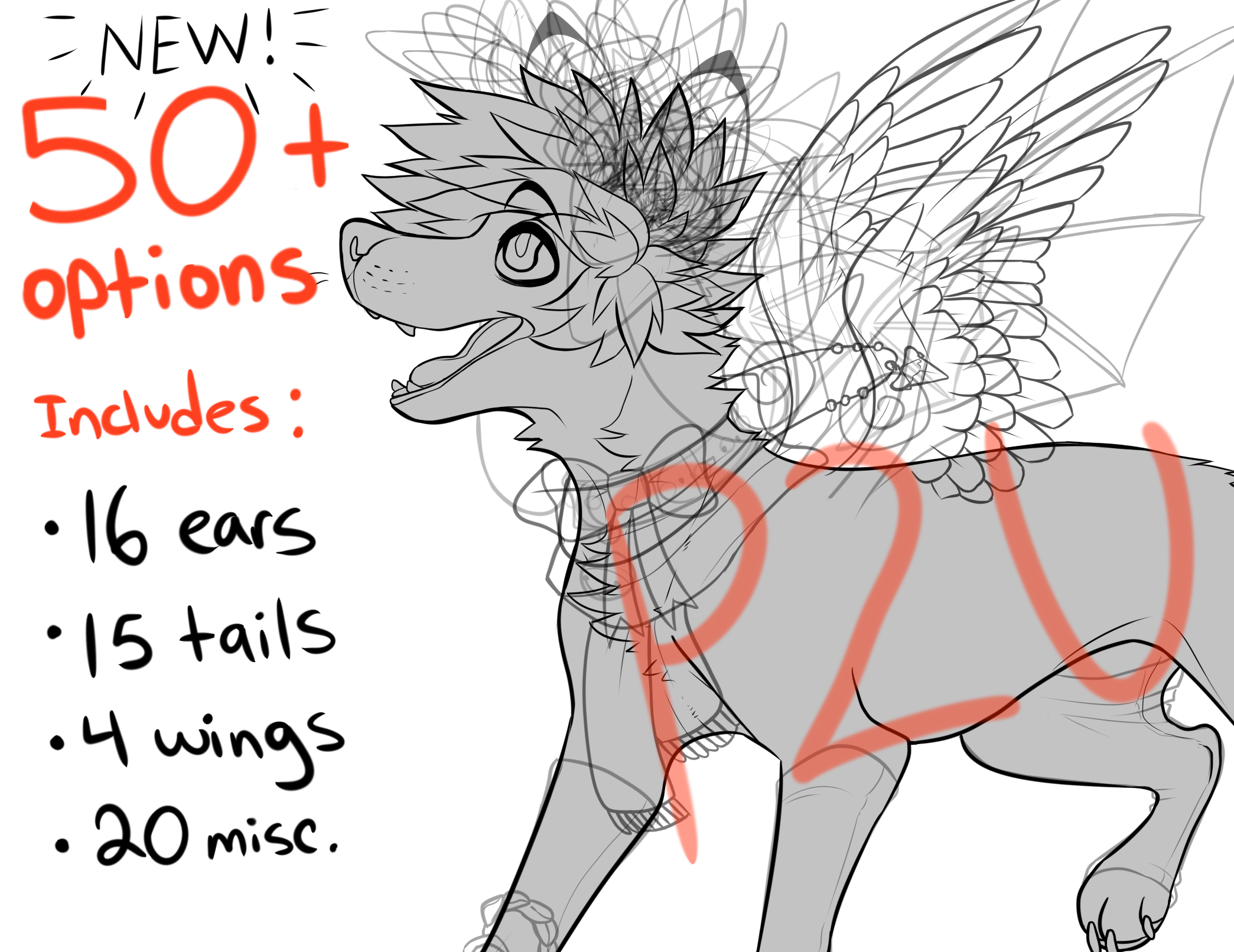 NEW Ultimate Canine Base 2019 (sai and photoshop) by Leafcrowns on ...