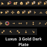Luxus 3 Gold Dark Plate for Mousecape by AdamOnDevArt on DeviantArt
