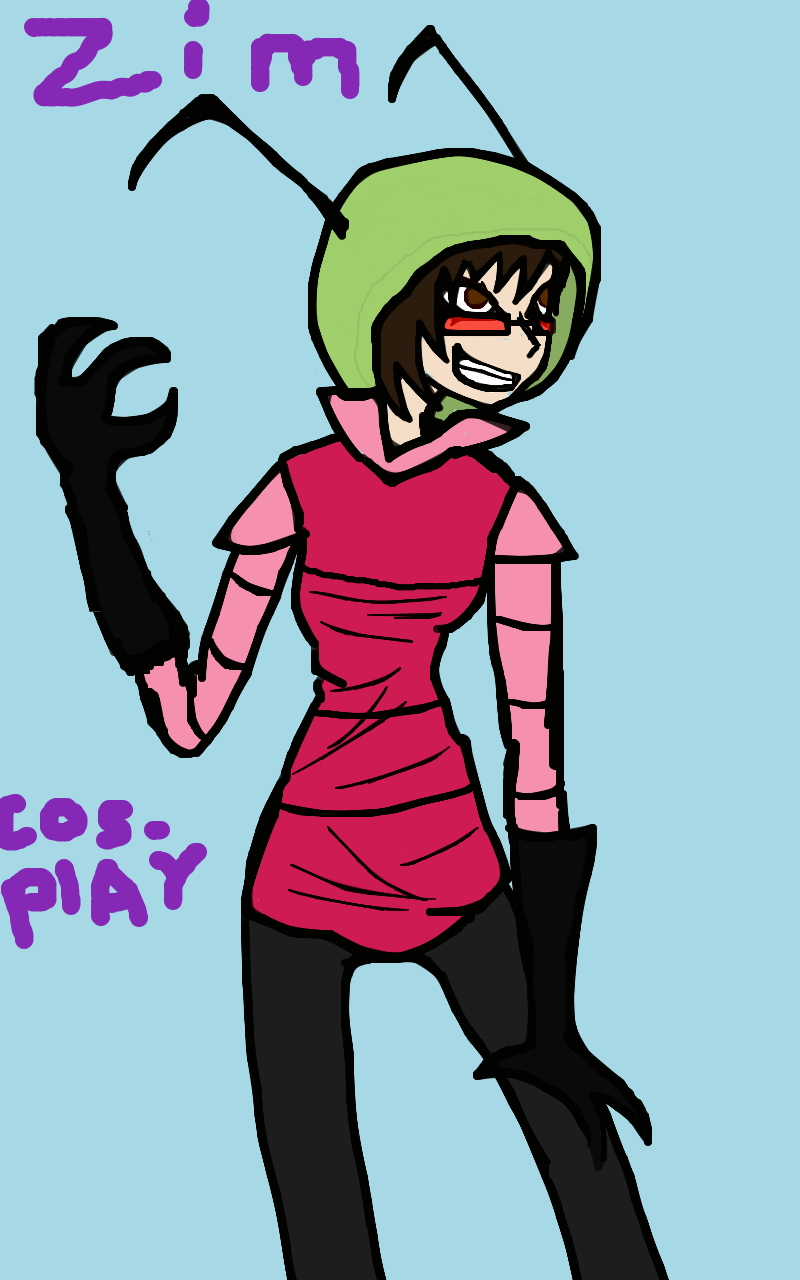 zim cosplay by exileinvadercat on DeviantArt