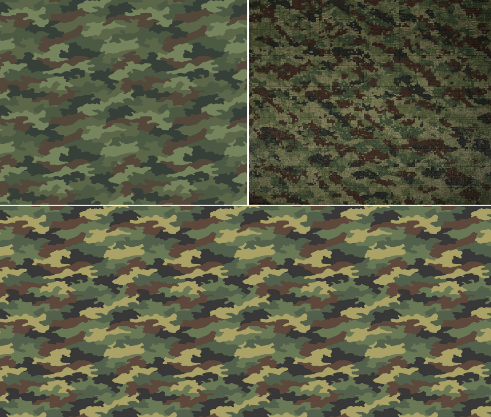 Serbian camouflage variants by Milosh--Andrich on DeviantArt