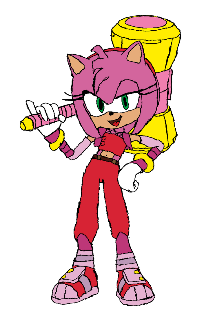 Amy Rose Redesigned by XaviorTheLycan on DeviantArt