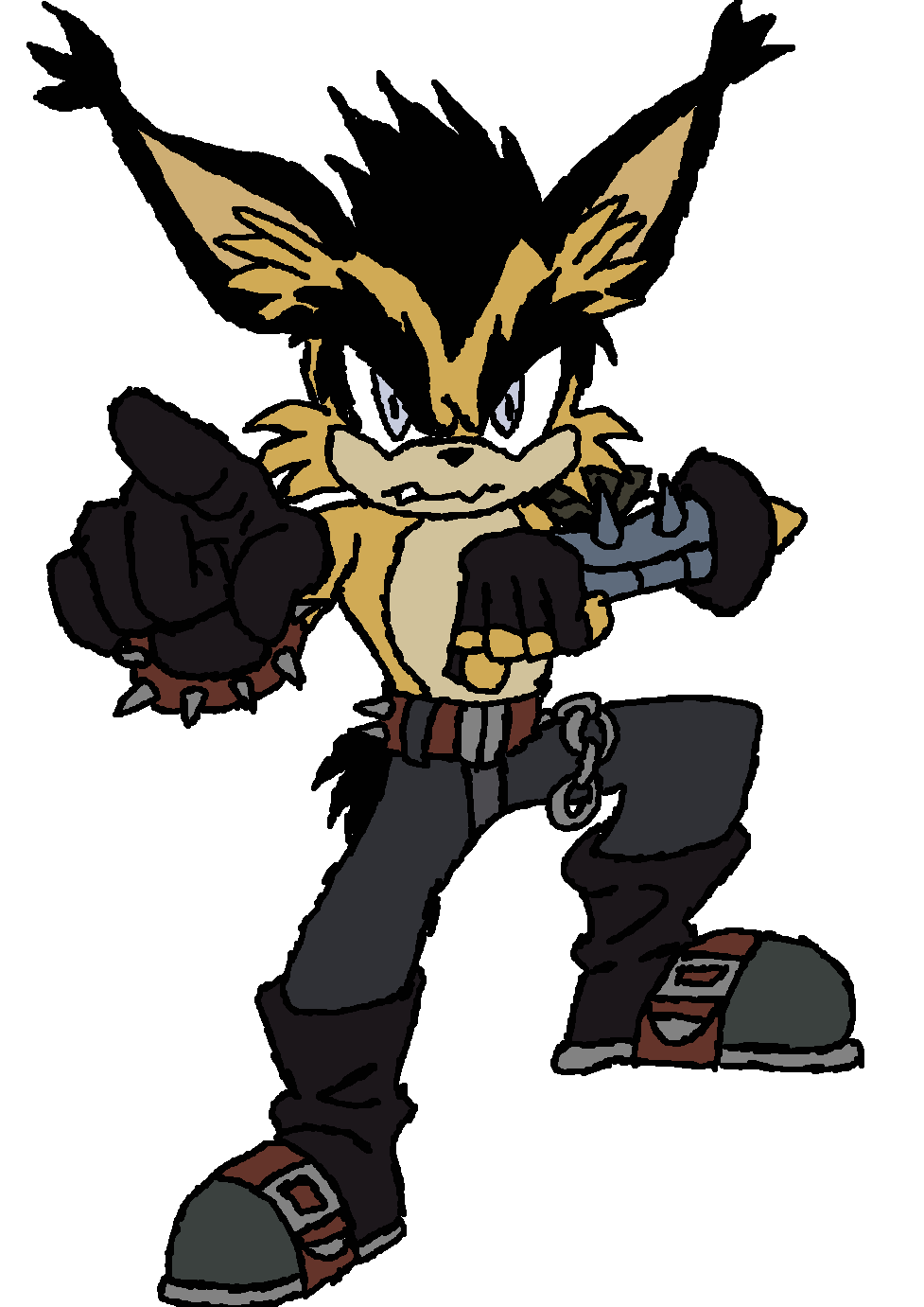 Sho The Dynamo(Lightning Lynx Redesigned) by XaviorTheLycan on DeviantArt
