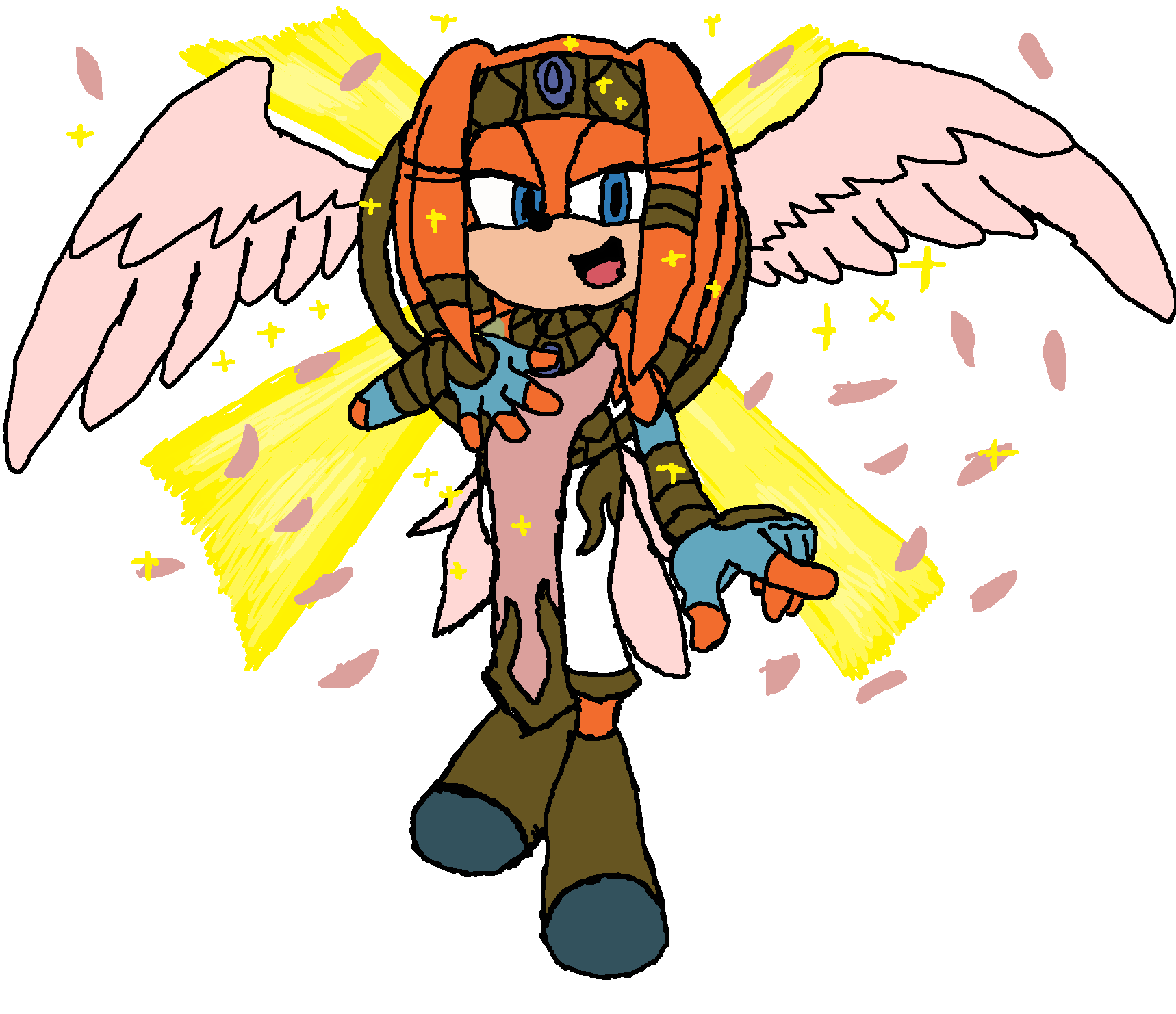 Tikal Redesigned by XaviorTheLycan on DeviantArt