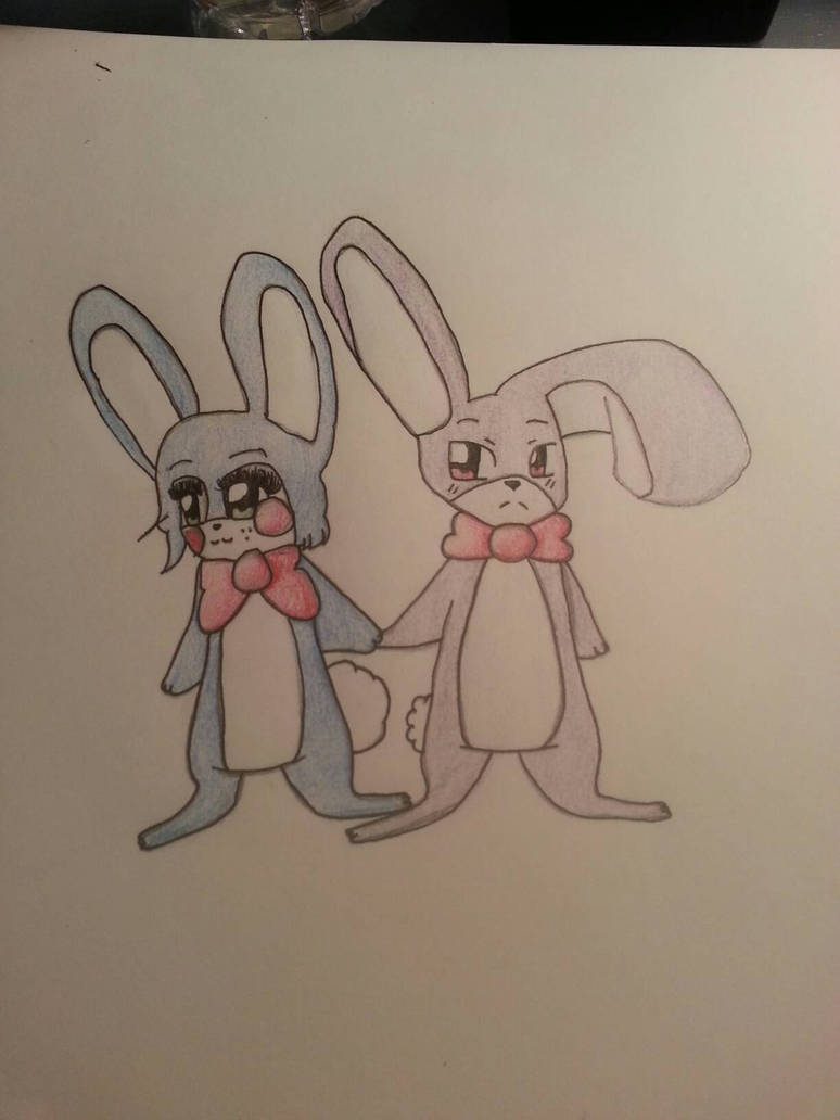 Fnaf Bonnie and Bon-Bon (better quality) by Ninjichan on DeviantArt