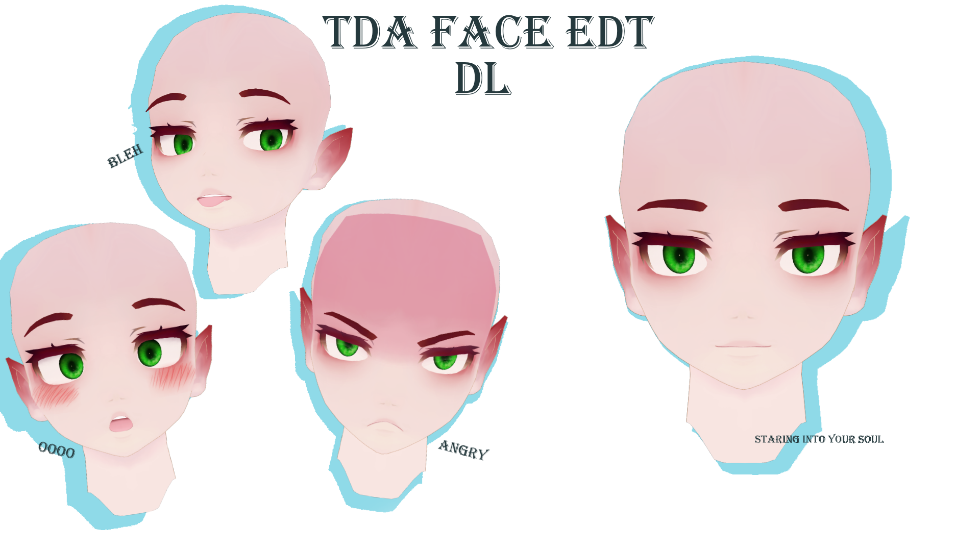 (MMD) face edit by OBSESSCORIC on DeviantArt