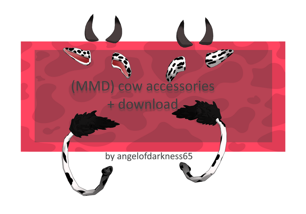 (MMD) Cow Accessories + DL by OBSESSCORIC on DeviantArt