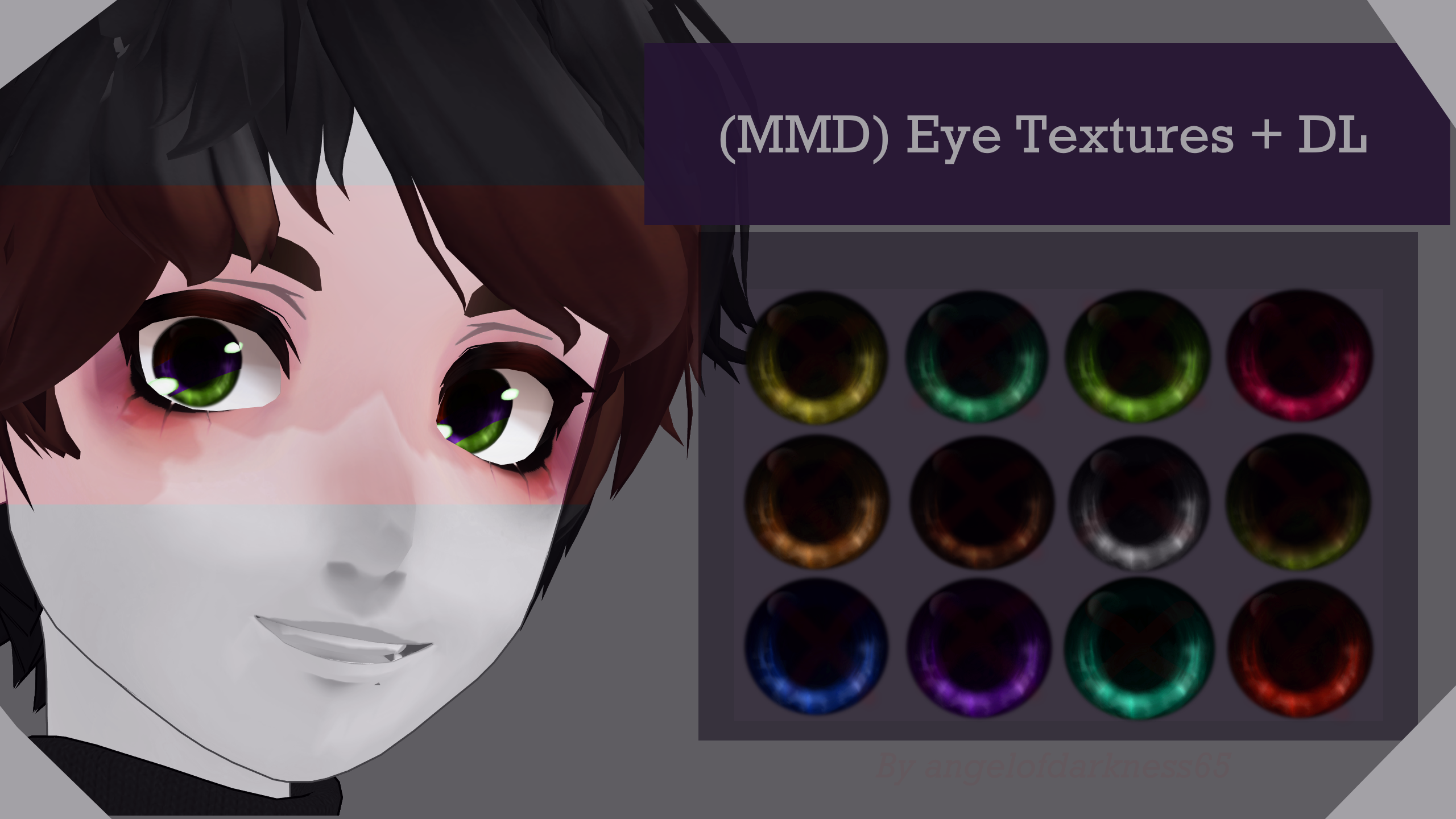(MMD) Eye Textures +DL by OBSESSCORIC on DeviantArt