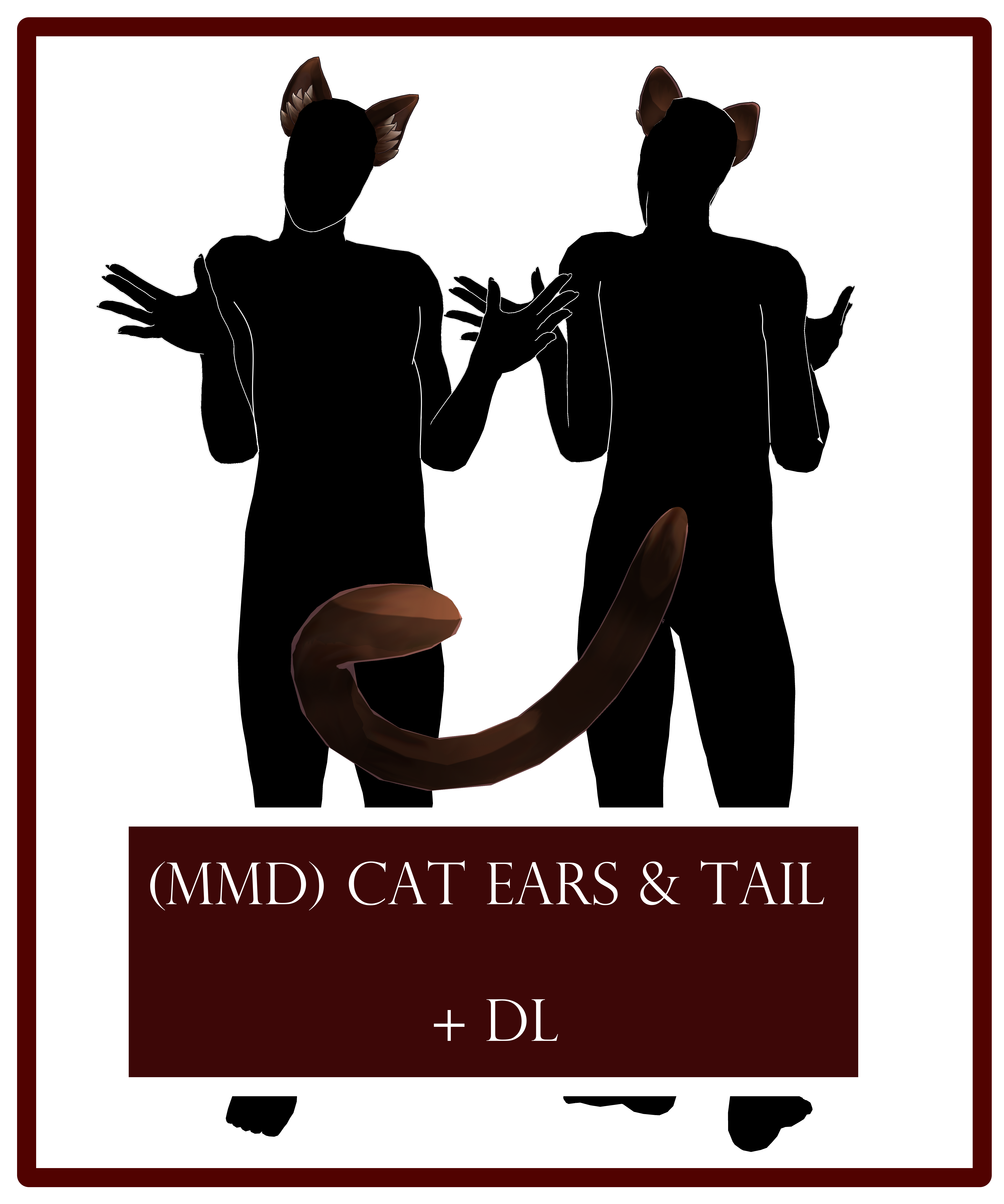 (MMD) Cat Ears and Tail + DL by OBSESSCORIC on DeviantArt
