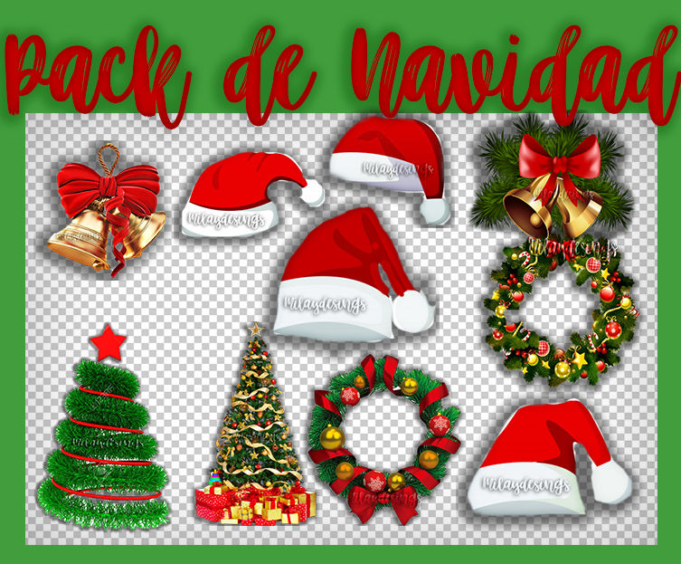 Pack De Navidad by Milaydesings11 on DeviantArt
