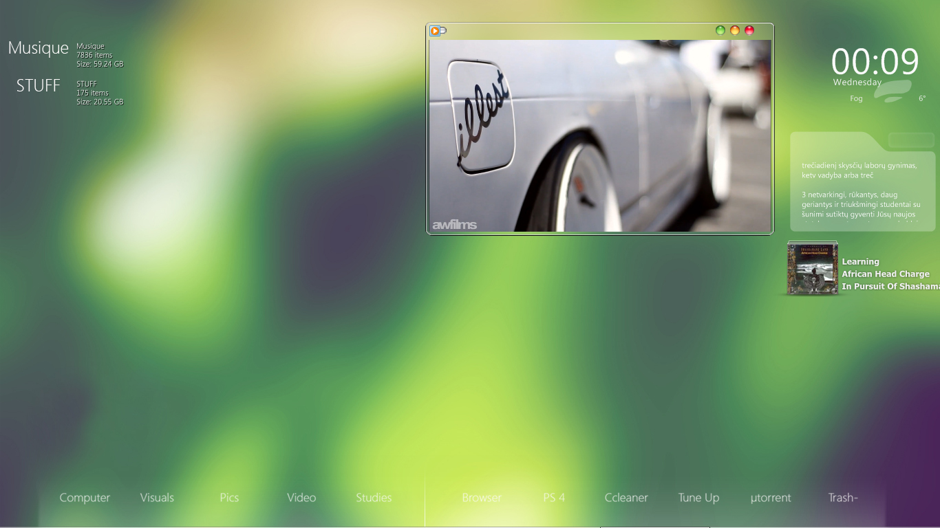 rainmeter folder and clock by woozaswoozas on DeviantArt