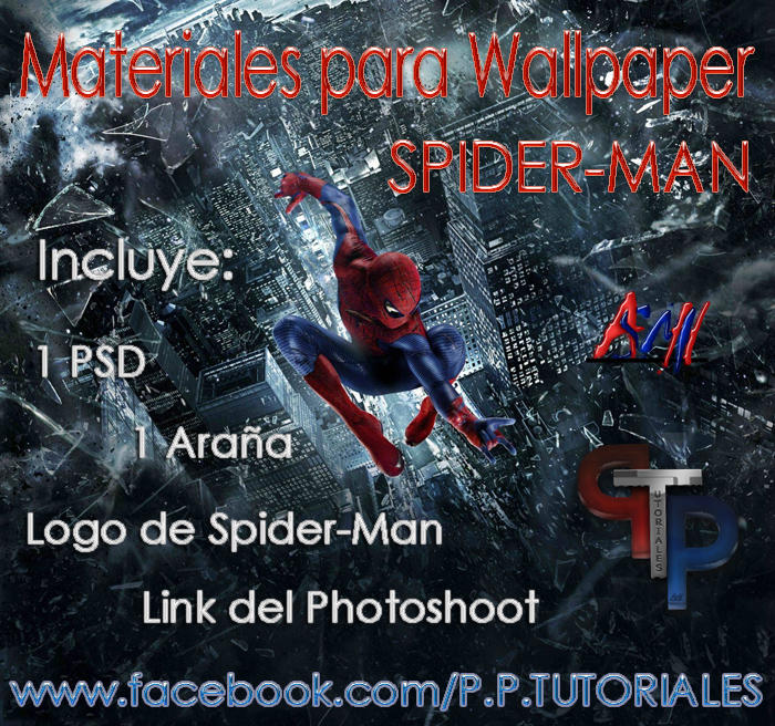 Materiales Para Wallpaper Spider-Man by PP-Tutoriales on DeviantArt