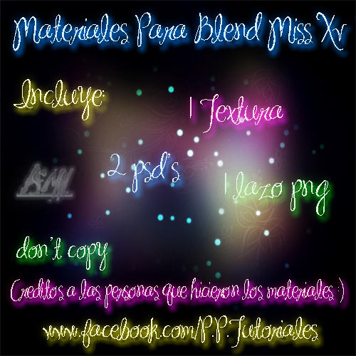 Materiales Blend Miss XV by PP-Tutoriales on DeviantArt