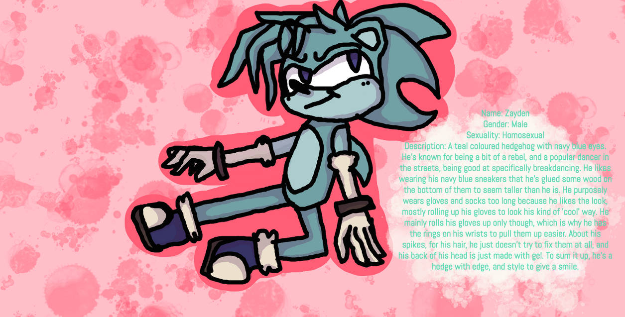 Zayden The hedgehog by Abomination-Creation on DeviantArt