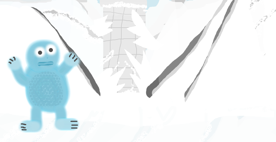 Monster on ice by ArtByRoseLily on DeviantArt