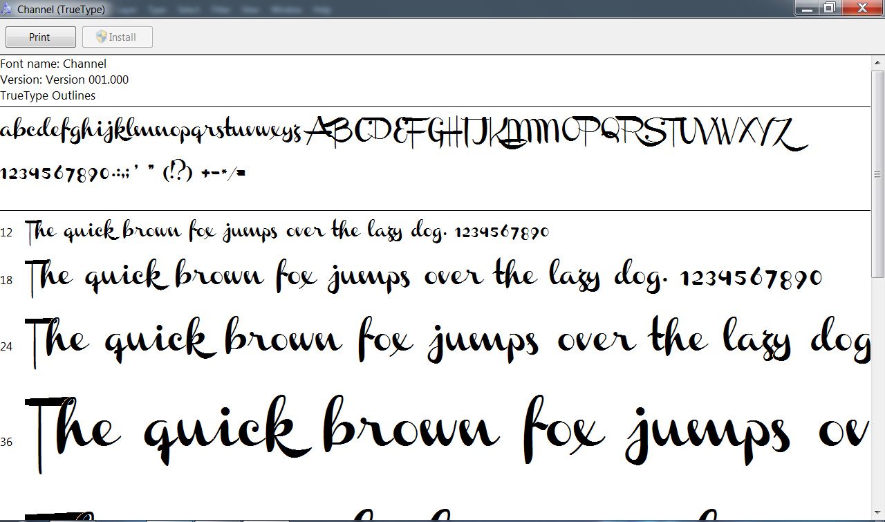 Channel Font by ParkHeeHyo on DeviantArt