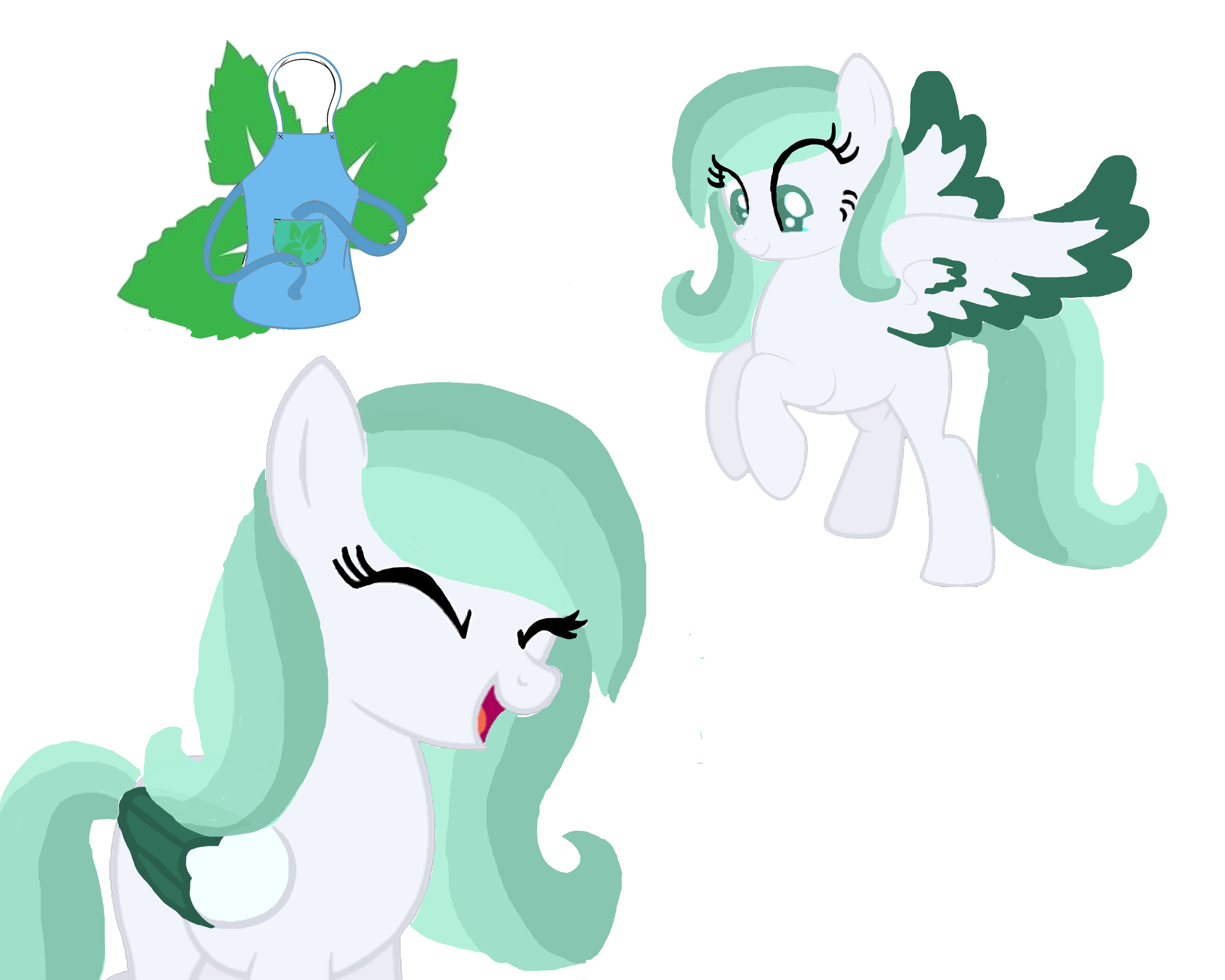 = MLP OC = Minty Breeze = by PhobWatch on DeviantArt