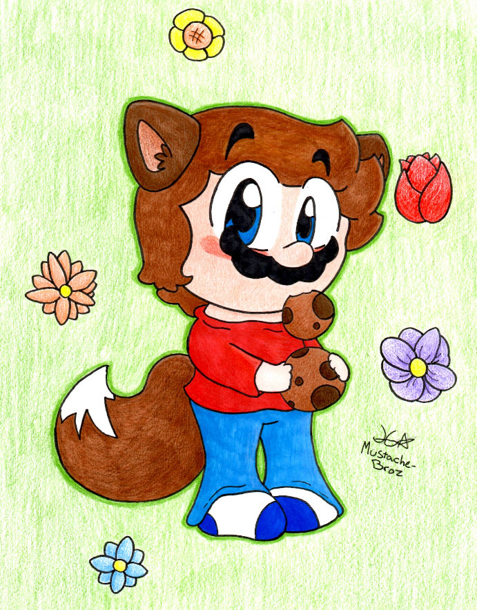 RQ: Wolfie Mario by ChibChoo on DeviantArt
