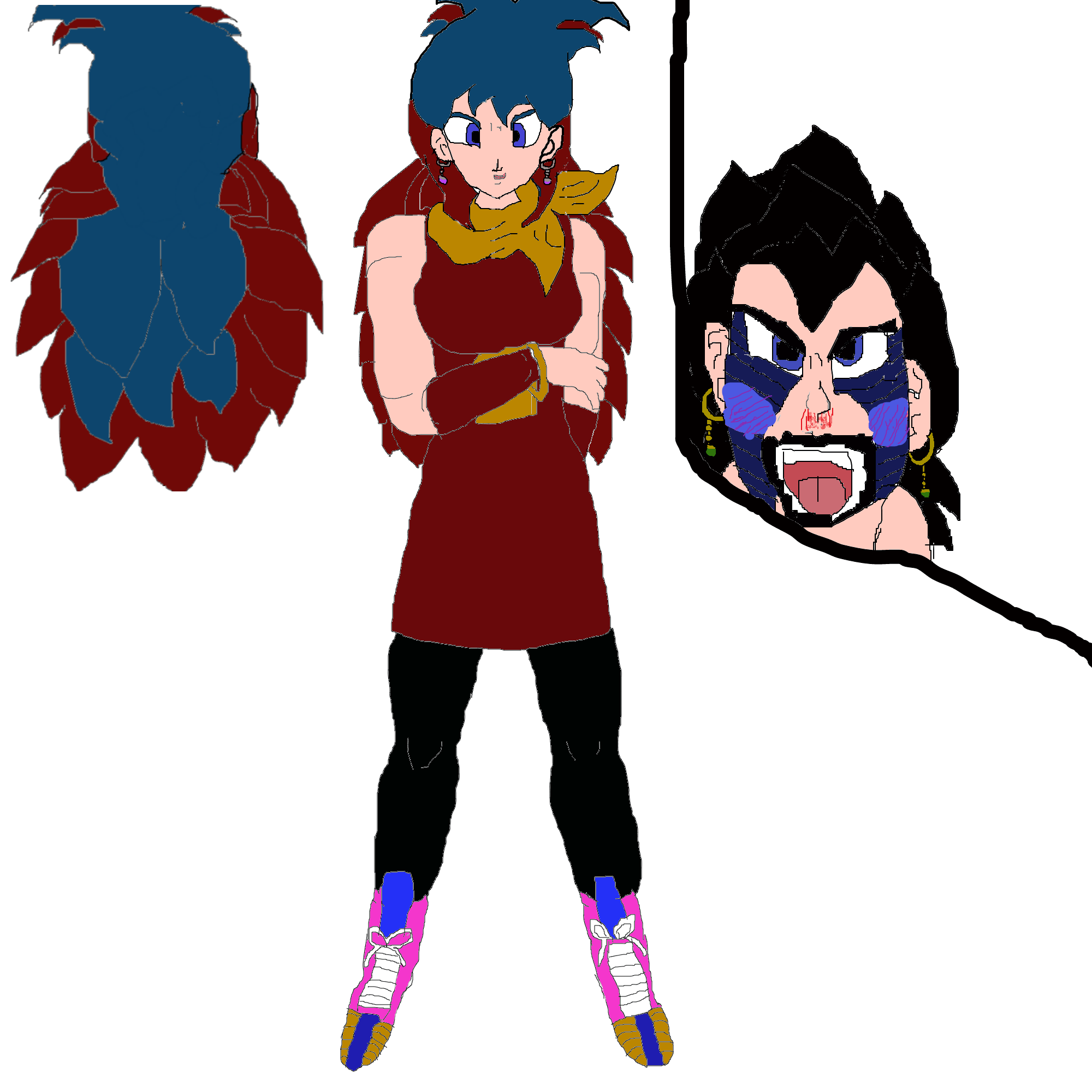 Bulzuna (bulma, Mizuna fusion) by N7warrior007 on DeviantArt