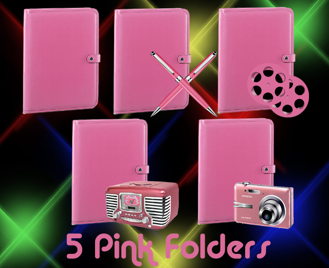 5 Pink Folders by 0dd0ne on DeviantArt