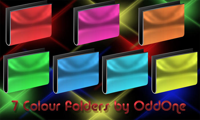 7 color Folders by 0dd0ne on DeviantArt