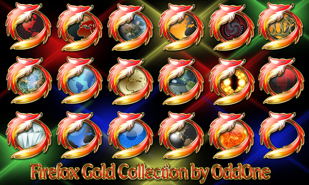 Firefox Gold Collection by 0dd0ne on DeviantArt