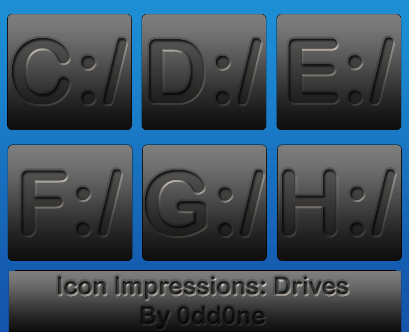 Icon Impressions- Drives by 0dd0ne on DeviantArt