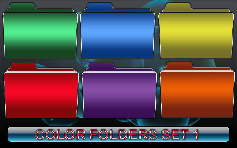 Color Folders Set 1 by 0dd0ne on DeviantArt