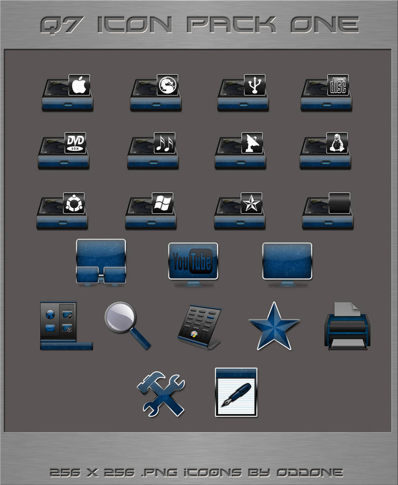 Q7 Icon Pack I by 0dd0ne on DeviantArt