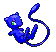 Blue Mew Sprite by Sirloth-LuuneYetille on DeviantArt