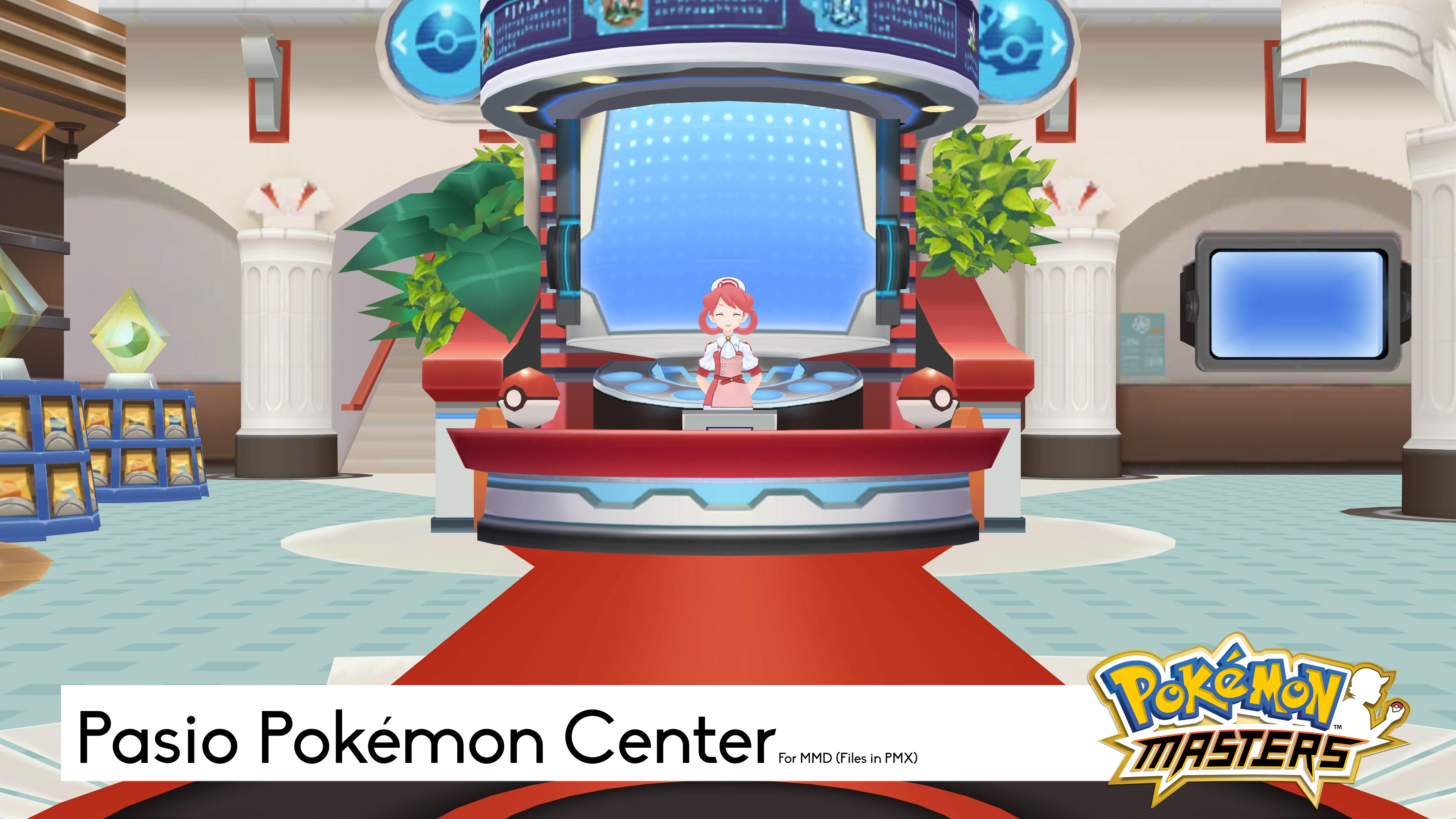 Pokemon Masters MMD STAGE: Pokemon Center DL by Pikapika-2000 on DeviantArt