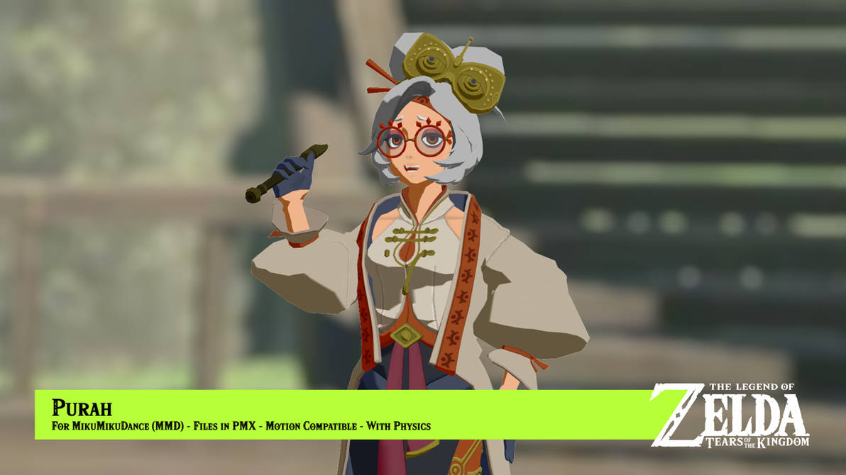 TLoZ TotK MMD - Purah DOWNLOAD by Pikapika-2000 on DeviantArt